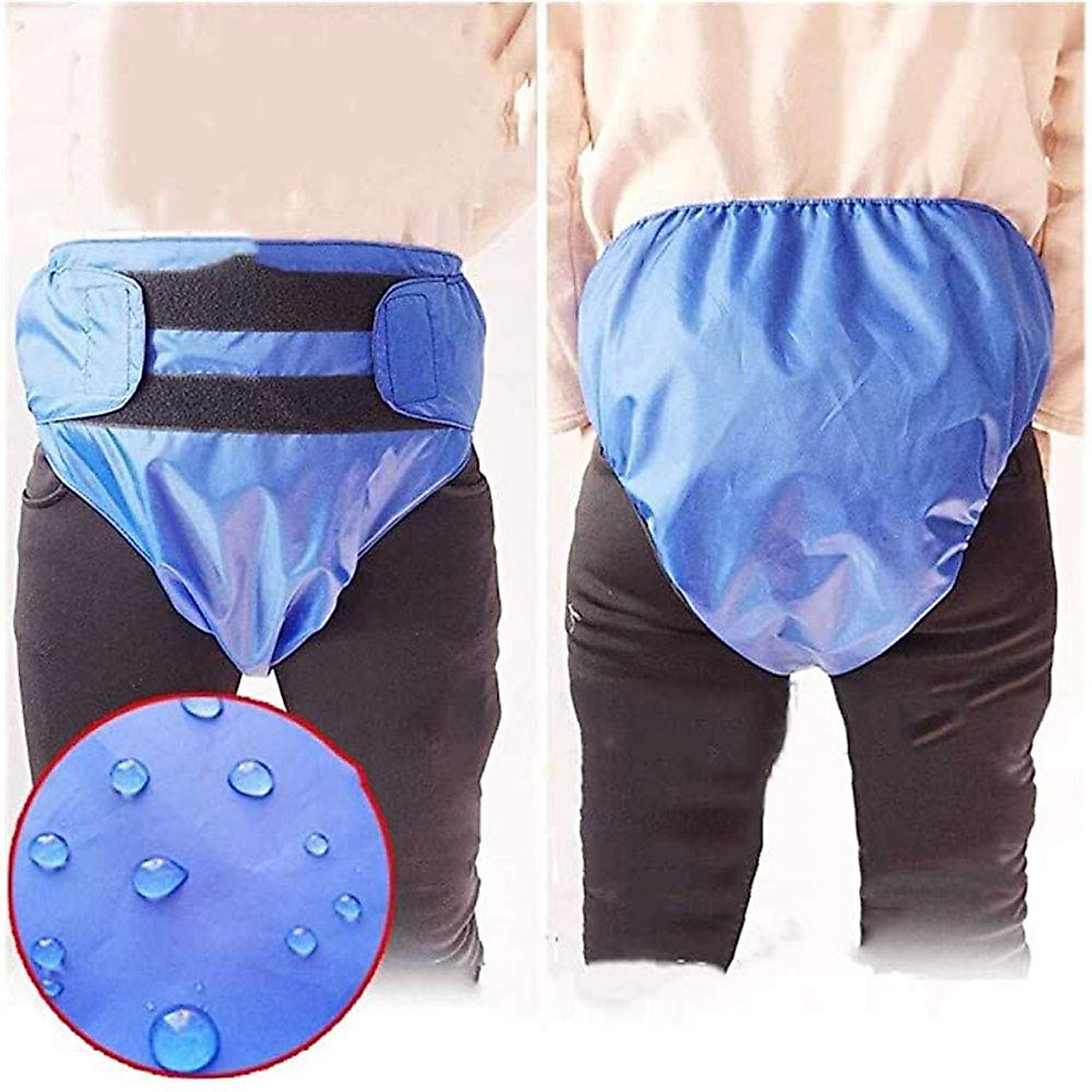 Plastic Diaper Covers Waterproof Diaper Washable Plastic Pants Adult Care Products Adult Training Pants Suitble for Elderly and Disabled