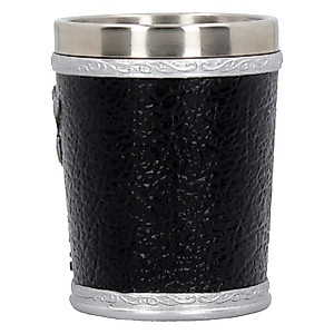 Nemesis Now B4452N9 Winter is Coming Game of Thrones Shot Glass 7cm Black, Resin w/Stainless Steel insert