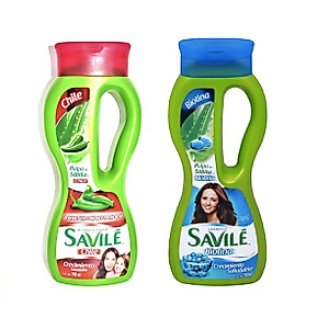 Savile Biotina Pulpa de Sabila y Chile Shampoo/Acondicionador (Shampoo and Conditioner)