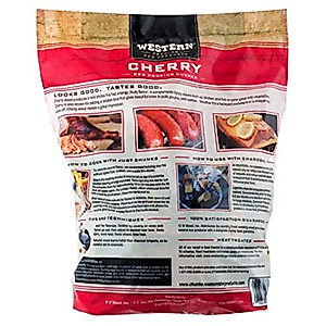 Western BBQ 28081 Smoking Pellet Wood Burning Grill Cooking Chunks, Cherry