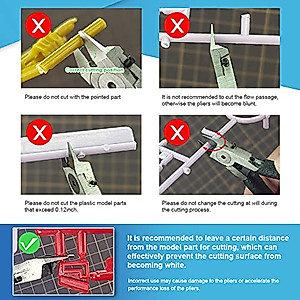 stedi 5-inch Model Nipper, with Ultra-thin Single-edge and Blade Case Plastic Model Tools for Gundam Repairing Plastic Model and Fixing, Black