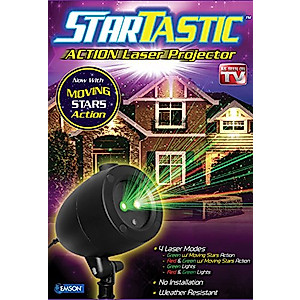 StarTastic Holiday Light Show Action Laser Light Projector As Seen On TV