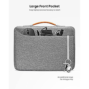 tomtoc 360 Protective Laptop Bag for 14-14.4 Inch, Lightweight Laptop Sleeve with Handle, Front Pocket, Water-Resistant, Durable Case for ASUS, Dell, Lenovo, Acer, HP