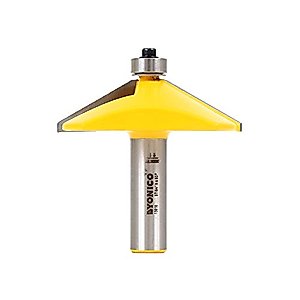 YONICO Router Bits Bevel Edge Forming 60 Degree 1/2-Inch Shank 13918