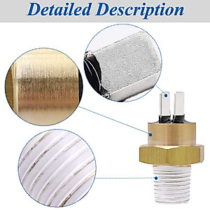 Funmit 42002-0024S Stack Flue Sensor 42001-0063S High Limit Switch and 42001-0053S Heater Thermistor Spa Hearters Replacement for Pentair