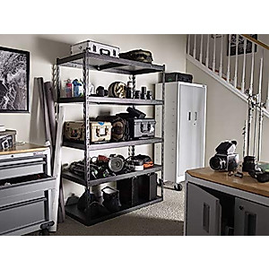 Gladiator "48" Wide EZ Connect Rack with Five 24" Deep Shelves", hammered granite