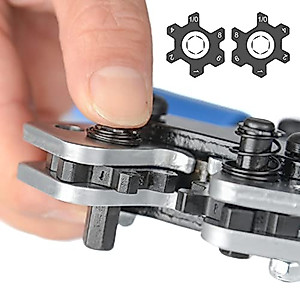 iCrimp Battery Cable Lug Crimping Tool for 8, 6, 4, 2, 1, 1/0 AWG Heavy Duty Wire Copper Lugs, Battery Terminal, with Wire Shear Cutter