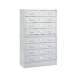 Safco Products Audio/Video Media Cabinet (Optional Base Sold Separately), Light Gray