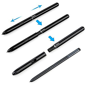 Stylus Pens for Touch Screens for Samsung Galaxy Tab S4 10.5 2018 SM-T830 SM-T835 T830 T835 Touch Screen Pen High Sensitivity & Fine Point Stylus Button Pencil Writing (Black)