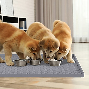 TALVADI Under Sink Mat - Under Sink Tray, 34"x22" Flexible Waterproof Silicone Under Sink Organizer with Drain Hole, Sink Cabinet Protector Mat for Kitchen & Bathroom