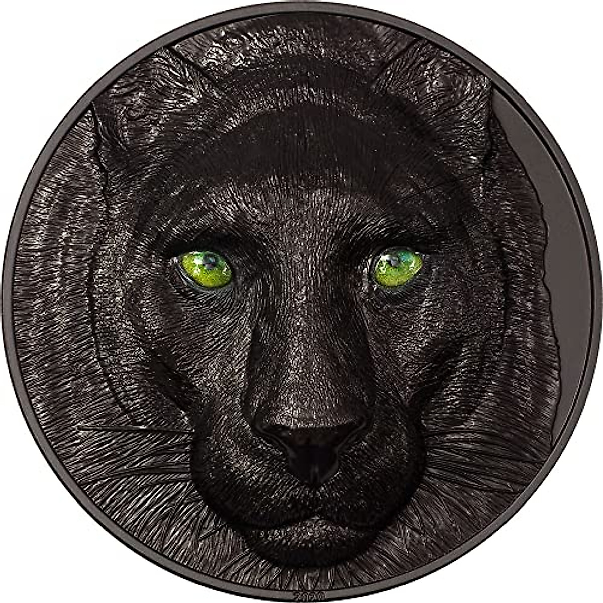 2020 DE Hunters by Night PowerCoin Black Panther 5 Oz Silver Coin 20$ Palau 2020 Proof