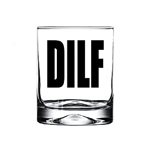 Rogue River Tactical Funny Sarcastic DILF Old Fashioned Whiskey Glass Drinking Cup Gift For Him Men Dad Grandpa Father's Day Gift
