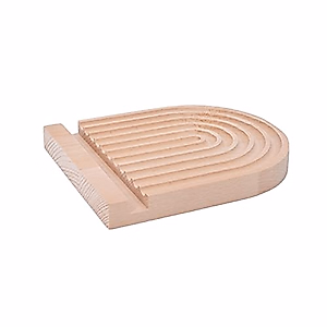 GEEKLLS Breakfast Tray Wooden Storage Serving Tray Dessert Coffee Basket Bread Food Plate Fruit Cake Platter for Jewelry Perfume Tray