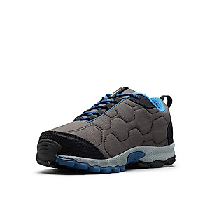 Columbia Childrens Firecamp SLEDDER 3 Waterproof Hiking Shoe, Dark Grey/Royal, 10 US Unisex Little Kid