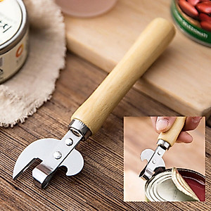 Boddenly Kitchen Manual Can Opener Outdoors Picnic Jar Bottle Openers Side Cut Can Antique Wine Opener (As shown, One Size)