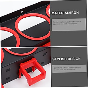 OSOLADY Bottle Holder Rack for Spray Bottle Spray Bottle Hook Spray Can Organizer Spray Can Holder Spray Bottle Rack Detailing Tools Holder Garage Bottle Organizer Paint Bottle Rack Iron