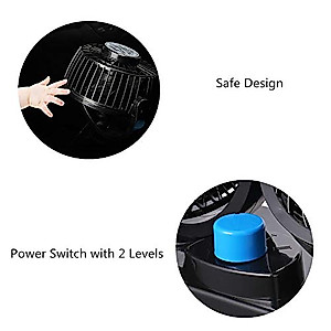 Electric Car Cooling Fan, Dual Head 12V 360 Degree Rotatable for Auto Truck Vehicle Boat