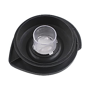 LMEI Replacement Parts 6-cups Glass jar with SPB-7CH-LR Black Collar and blade,Compatible with Cuisinart Blenders