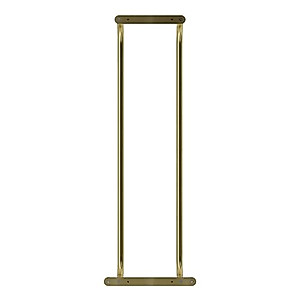 Danpoo Towel Racks for Bathroom Wall Mounted, Towel Storage Organizer, Stainless Steel Bath Towels Holder for Rolled Towels, with 2 Hooks, Brushed Gold