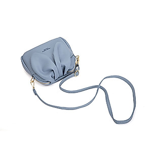 Fashion girl small crossbody shoulder bag cute rabbit ear shape zipper PU messenger bags coin purse for women