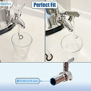 Replacement Stainless Steel Spigot for Berkey Big, Travel, Royal Gravity-fed Water Filter System, and other Gravity Filter Tank (Stainless Steel Spigot)