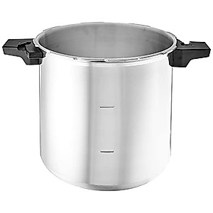 Mirro - 7114000221 Mirro 92122A Polished Aluminum 5 / 10 / 15-PSI Pressure Cooker / Canner Cookware, 22-Quart, Silver
