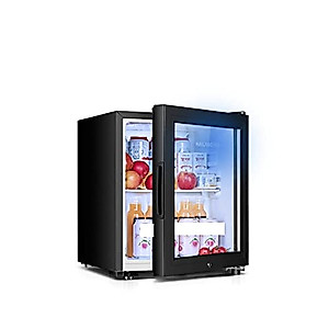 HESNDxbx Mini Fridge 60L Ice Bar Freezer Fresh Keeping Cabinet Constant Temperature Wine Red Wine Family Living Room Single Door Small Refrigerator