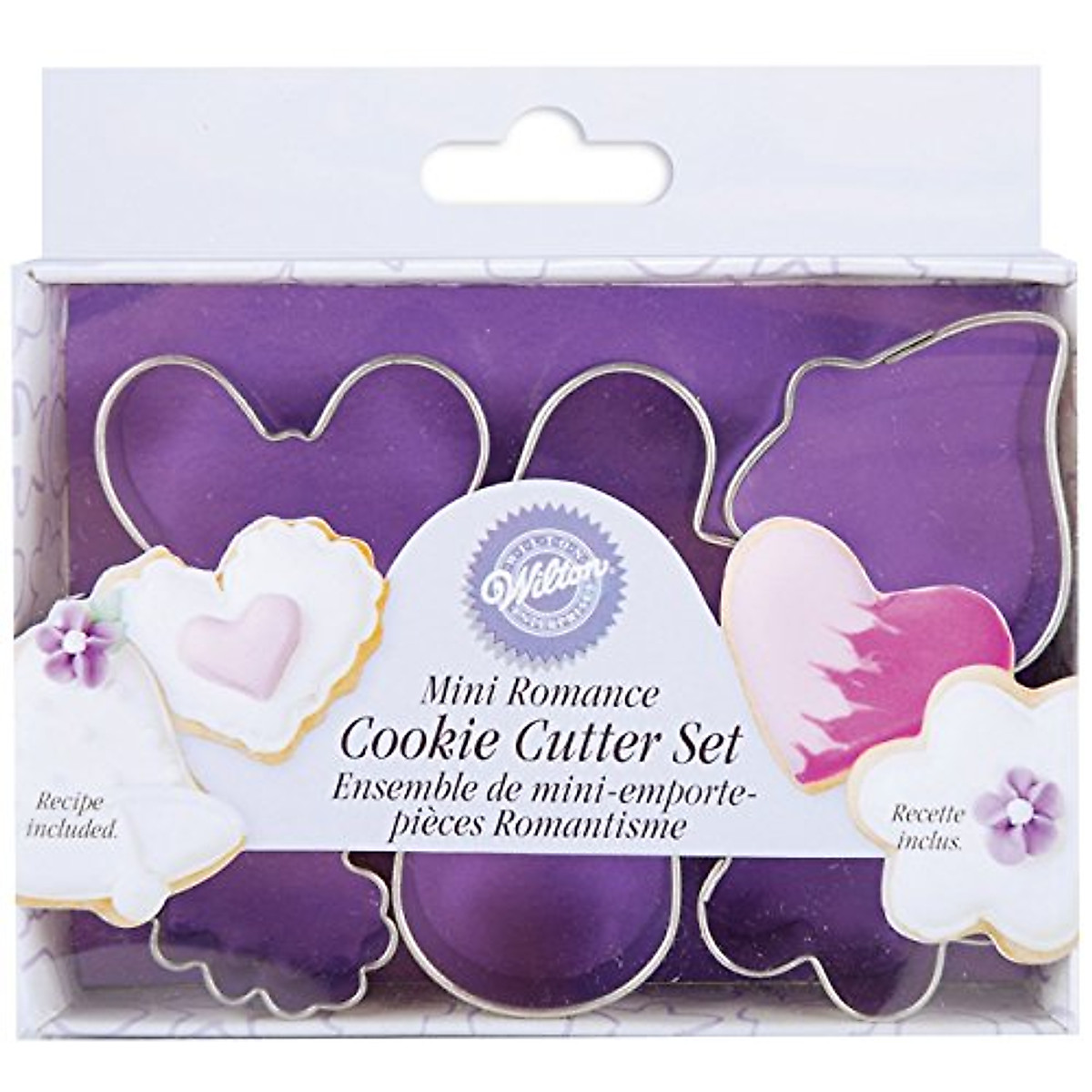 Wilton Mini Romantic Metal Cookie Cutter Set
