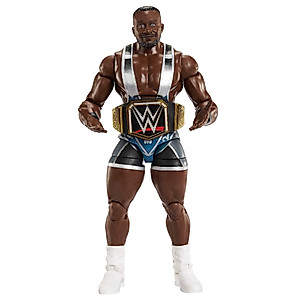 Mattel WWE Big E Elite Collection Action Figure, 6-inch Posable Collectible Gift for WWE Fans Ages 8 Years Old & Up