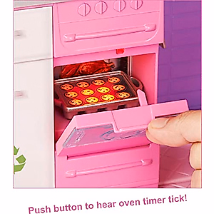 Barbie Dreamhouse, Doll House Playset with 70+ Accessories Including Transforming Furniture, Elevator, Slide, Lights & Sounds (Amazon Exclusive)