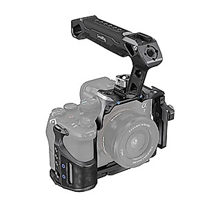 SmallRig A7 IV Cage with Top Handle and Clamp for HDMI Cable, Basic Kit for Sony Alpha 7R V/Alpha 7 IV/Alpha 7S III - 3708