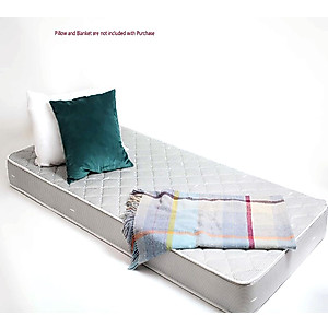 Mytee Products 6.5 Inch Mattress for RV Trailer & Camper 32"x79" - Luxury Foam with Pinstripe Design & Quilted Cover Both Sides - Breathable Trailer Bed Mattress for Truckers