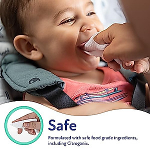 Dr. Talbot's Eco Bamboo Baby Tooth and Gum Wipes Naturally Inspired With Citroganix, 2-pack, 96 count