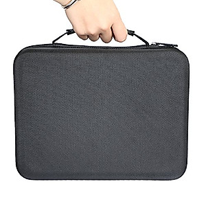 Khanka Hard Travel Case Replacement for DBPOWER 11.5" / 12" Portable DVD Player, Case Only (Black)