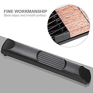 Pocket Guitar Mahogany Wood Practice Neck Left Hand Portable Guitar Chord Practice Tool for Beginner and Music Creators