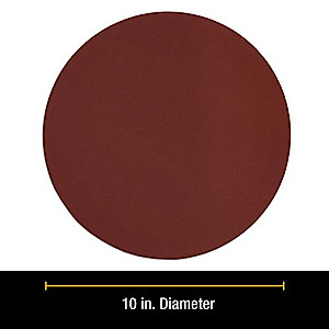 Dura-Gold Premium 10" Sanding Discs Variety Pack Box - 60, 80, 120, 180, 240 Grit (2 Discs Each, 10 Total) - Sandpaper Discs with PSA Self Adhesive - Drywall, Floor, Woodworking, Auto For Power Sander