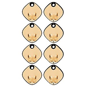 MightySkins Skin Compatible with Samsung Galaxy SmartTag (4 Pack) - Smiling Fox | Protective, Durable, and Unique Vinyl Decal wrap Cover | Easy to Apply, Remove, and Change Styles | Made in The USA