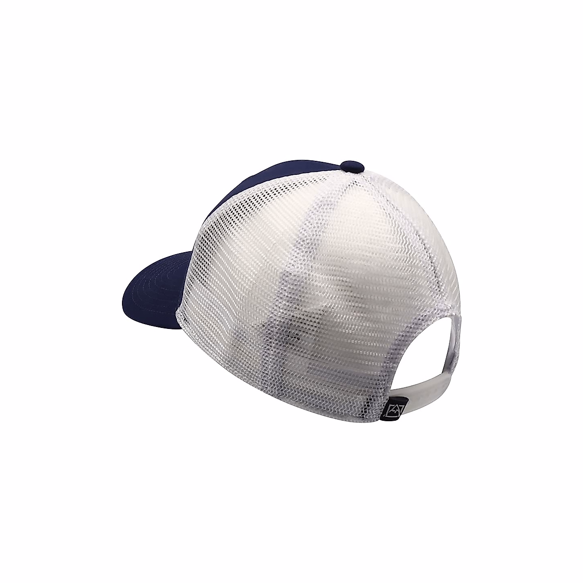 Avalanche Trucker Hat Lightweight Snapback Mesh Back Baseball Cap Fish Navy/White
