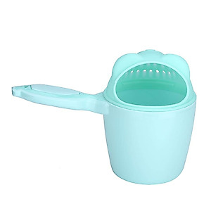 ViaGasaFamido Baby Rinse Cup, Detachable Baby Shampoo Rinser Baby Bath Rinser Wash Hair Cup with 2 Different Pour Spouts for Protect Kids Face and Eyes