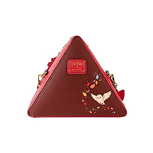 Harry Potter Deathly Hallows Fall Leaves Crossbody Bag