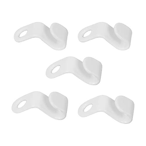 Clothes Hanger Connector Hooks 100Pcs Mini Cascading Hanger Hooks Clothes Closet Cascading Connection Hooks Hanger Extender Clips for Outfit Organizer Hangers Space Saving (White)