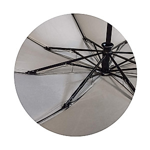 The Color Flip 46" Windproof Compact Inverted Umbrella Automatic Open Close Inside Out Mini Lightweight Reverse Umbrella for Rain & Sun, Strong Fiberglass Folding Umbrella For Men and Women, Red/Black