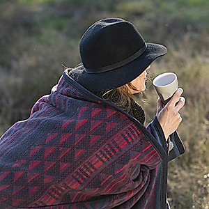 IBENA Soft Cotton Blanket with Fair Isle Pattern 'Karawang'