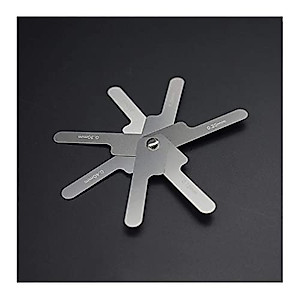 Orthodontic Gap Ruler Dental Interproximal Reduction Gauge Ruler Tooth Gap Measuring IPR System Stainless Steel Orthodontic Instrument