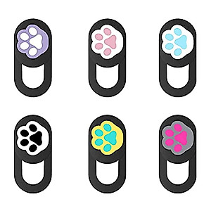 Computers Laptops Computer Camera Cover 6Pcs Cat Claw Style Webcam Covers Anti- Peeping Covers Privacy Covers Computers Laptops Anti- Peeping Covers