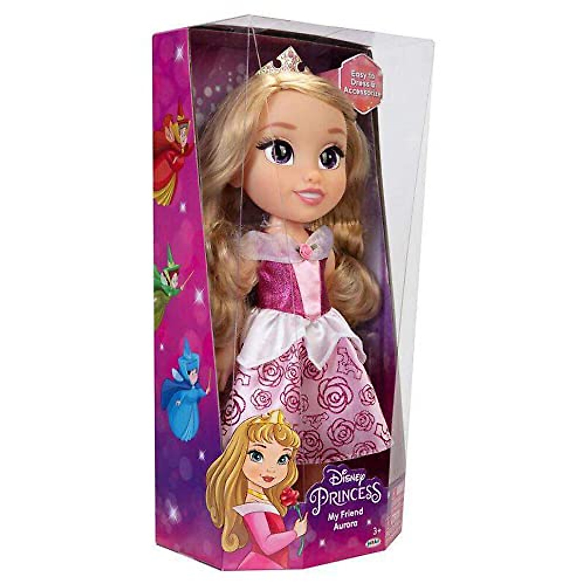 Disney Princess My Friend Aurora Doll 14" Tall Includes Removable Outfit and Tiara