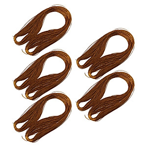 QANYEGN 5 Pack Metallic Thread, Metal Embroidery Thread Tag Wire, Embroidery Thread Set Suitable for Embroidery, Bracelet Making and Jewelry Crafts, 100 Yards per Pack(ld)