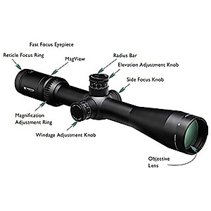 Vortex Optics Viper HS-T 6-24x50 SFP Riflescope VMR-1 MOA , black