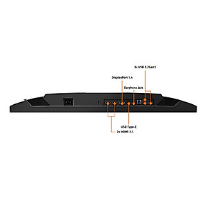 GIGABYTE - M27U - 27" IPS Gaming Monitor - UHD 3840x2160 - 160Hz - 1ms MPRT - AMD FreeSync Premium Pro - Type C KVM - HDMI, DP, Type C - Height Adjustable - Black