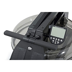 WaterRower Club All Black Rowing Machine in Ash Wood with S4 Monitor